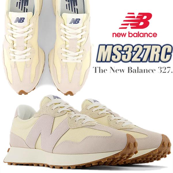 NEW BALANCE MS327RC Width D BEIGE ニューバランス 327 レディース スニーカー ベージュ エコ素材