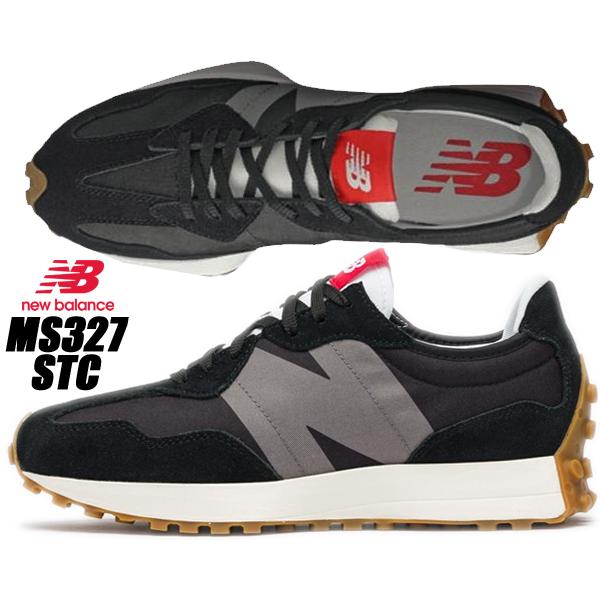 NEW BALANCE MS327STC Black/Grey ニューバランス 327 スニーカー ブラック グレー 320 355 Super Comp スーパーコンブ レトロランニング 日本未発売