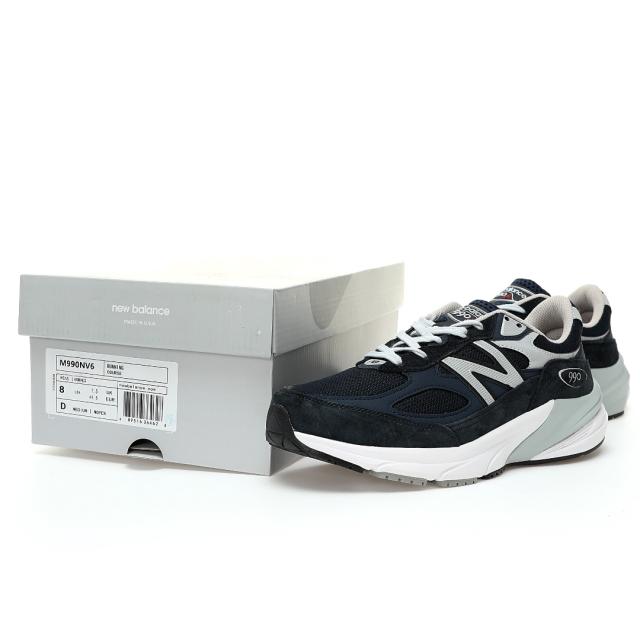 ニューバランス new balance 990 V6 スニーカー メンズ Dワイズ MADE IN USA ネイビー M990NV6