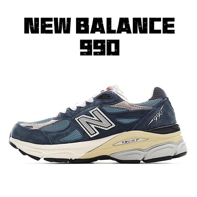 NEW BALANCE ローカットスニーカー/NVY/M990TE3