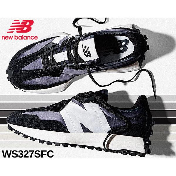 NEW BALANCE WS327SFC BLACK GREY ニューバランス ウィメンズ 327 レディース スニーカー ブラック