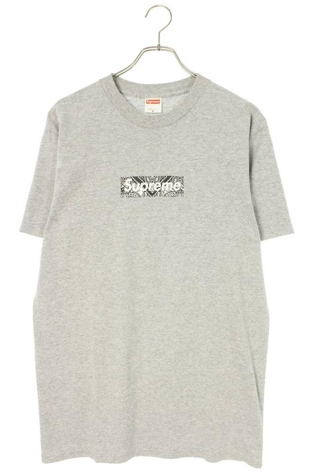 シュプリーム サイズ:M  2001  Paisley Box Logo Tee ペイズリーボックスロゴTシャツ 中古 SB01