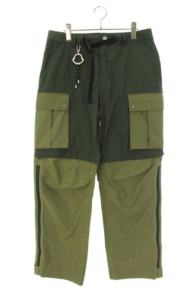 モンクレールジーニアス ファレルウィリアムス ロングパンツ 2A00001M3405 サイズ:48 バイカラーカーゴロングパンツ 中古 BS55