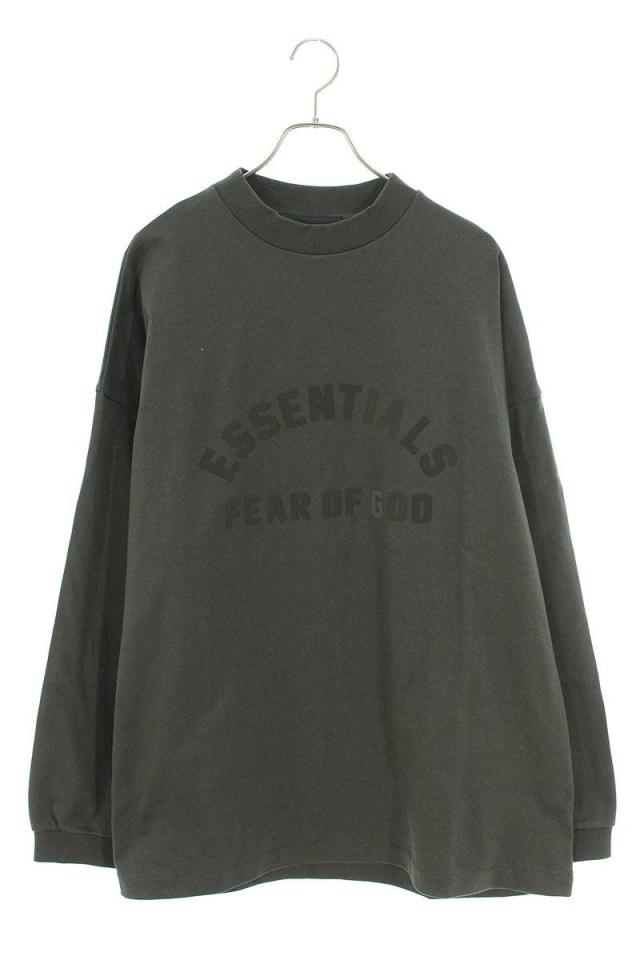フォグ サイズ:M  ESSNTIALS Sweat LS Tee Ink フロントラバーロゴ長袖カットソー 中古 HJ12