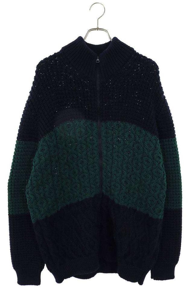 ルイヴィトン サイズ:XL  24SS  RM241M CUH HQN30W 1AFAOF テクニカルウールジップニットブルゾン 中古 SB01