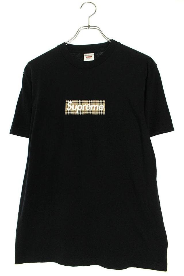 シュプリーム  バーバリー サイズ:S  22SS  Burberry Box Logo Tee バーバリーボックスロゴTシャツ 中古 SB01