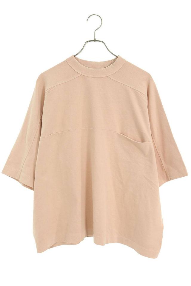 エンタイアスタジオ サイズ:M  ES2361SRDPM ポケットデザインクロップドTシャツ 新古品 SB01