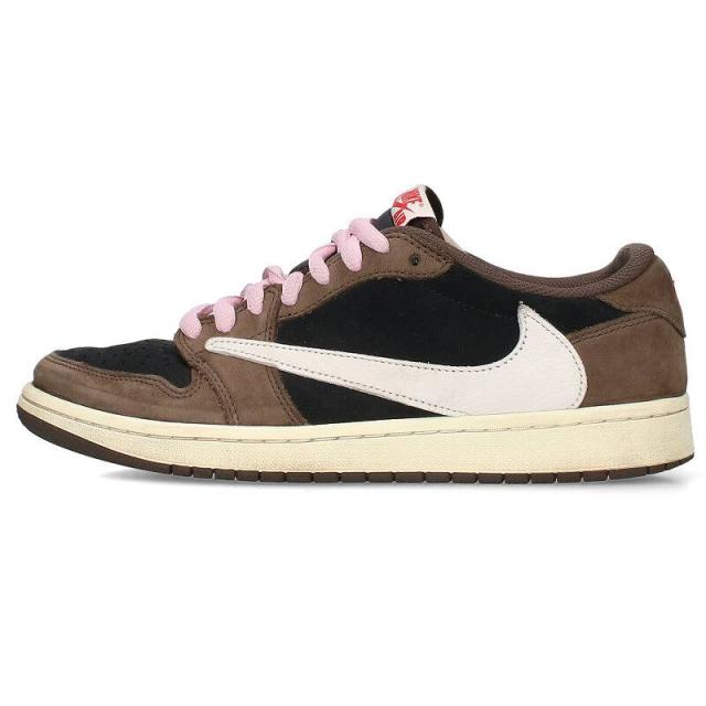 ナイキ サイズ:27cm  AIR JORDAN 1 RETRO LOW OG SP TRAVIS SCOTT CQ4277-001 エアジョーダン1レトロロウオージースニーカー 中古 SS13