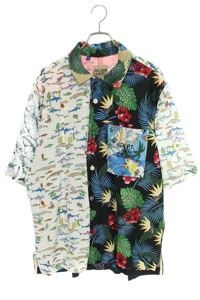 ギャラリーデプト サイズ:L 23AW VPF1299 パッチワークアロハ半袖シャツ 新古品 BS55