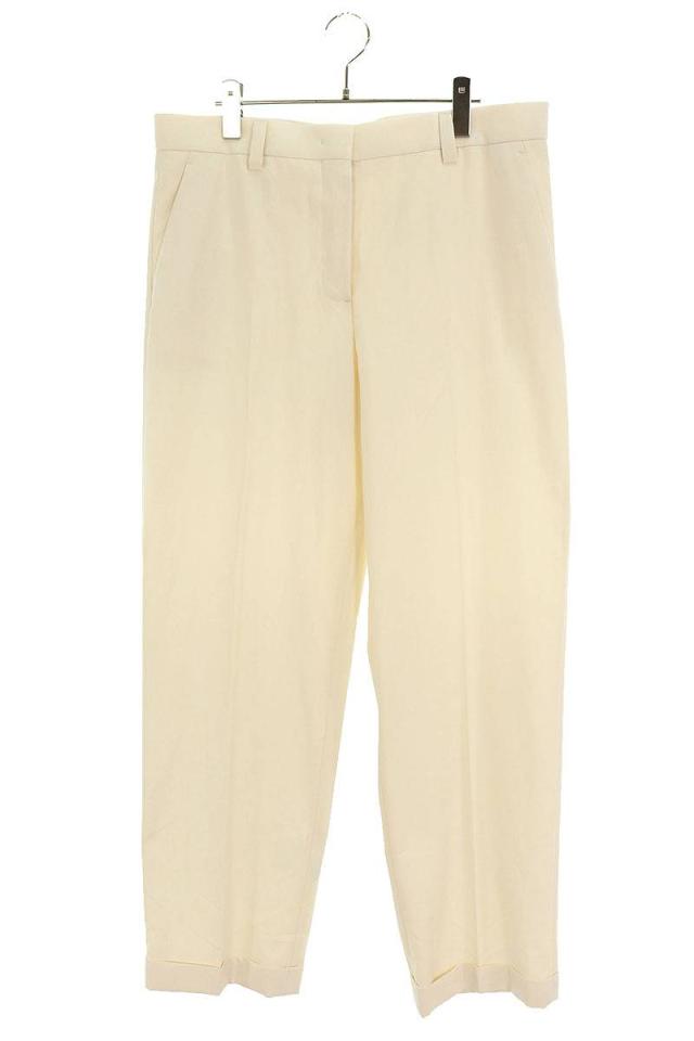 ミュウミュウ サイズ:42  24SS  MP1704 キャンバスロゴロングパンツ 新古品 SB01