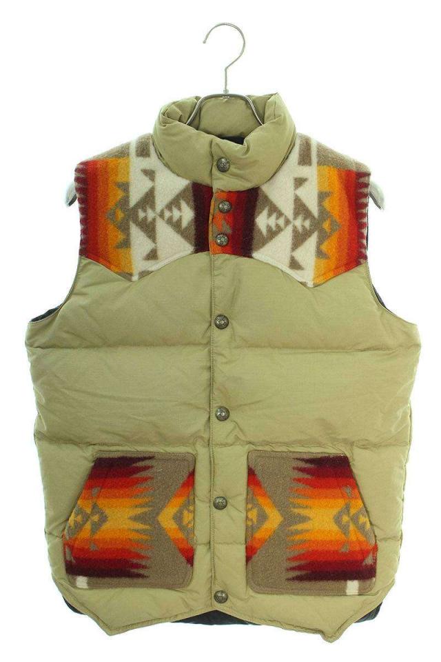 カナダグース  グリズリーダウン サイズ:S  3607MB ネイティブ柄切替ダウンベスト 中古 BS99