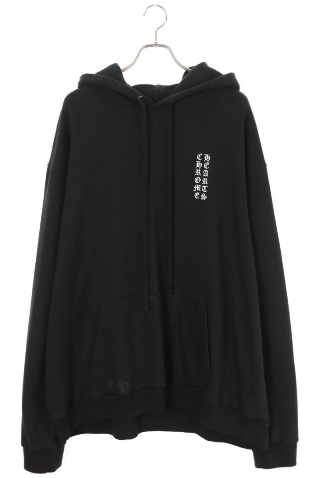 クロムハーツ サイズ:XXL  SWTSHRT PLVR 袖プリントプルオーバーパーカー 中古 FK04
