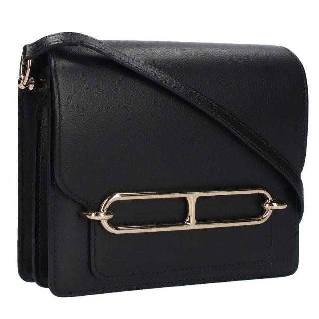 エルメス   ロウリス B刻印 G金具レザーショルダーバッグ 中古 SB01