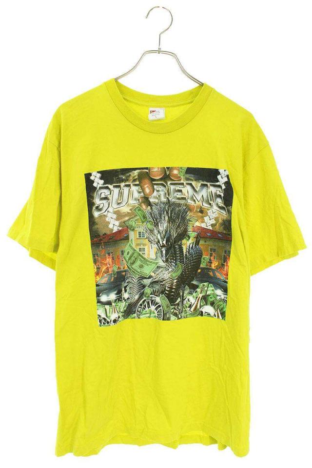 シュプリーム サイズ:L 23SS Dragon Tee ドラゴンプリントTシャツ 中古 BS55