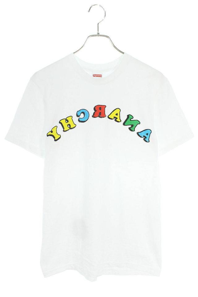 シュプリーム サイズ:S 21SS Jamie Reid Anarchy Tee アナーキープリントTシャツ 中古 BS55