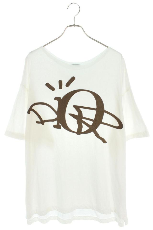 ディオール トラヴィススコット サイズ:L 22AW 283J632A0752 カクタスジャックプリントTシャツ 中古 BS55