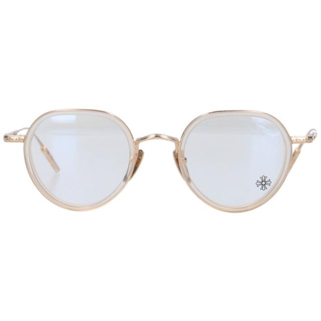 クロムハーツ サイズ:45□23-151  SQRTON ラウンドフレーム眼鏡 中古 OM10