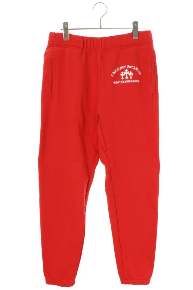 クロムハーツ サイズ:S  SAILIN ON SWTPANT トリプルクロス刺繍スウェットロングパンツ 中古 SJ02