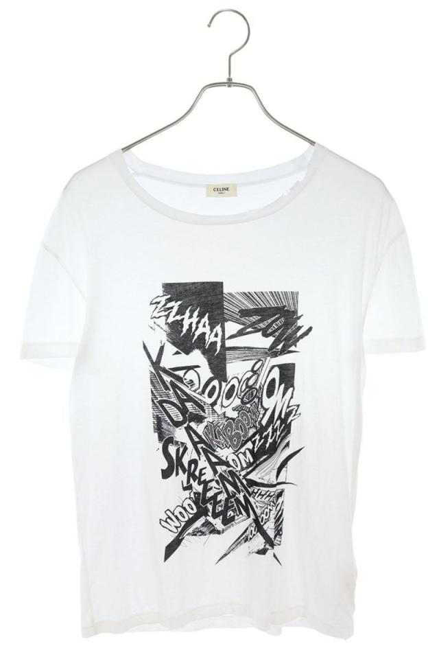 セリーヌバイエディスリマン サイズ:XS  19SS  2X008381E グラフィックプリントTシャツ 中古 OM10
