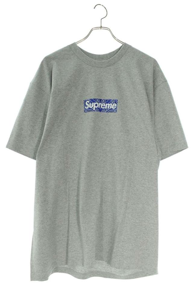 シュプリーム Tシャツ 19AW サイズ:XL バンダナボックスロゴTシャツ 中古 BS55