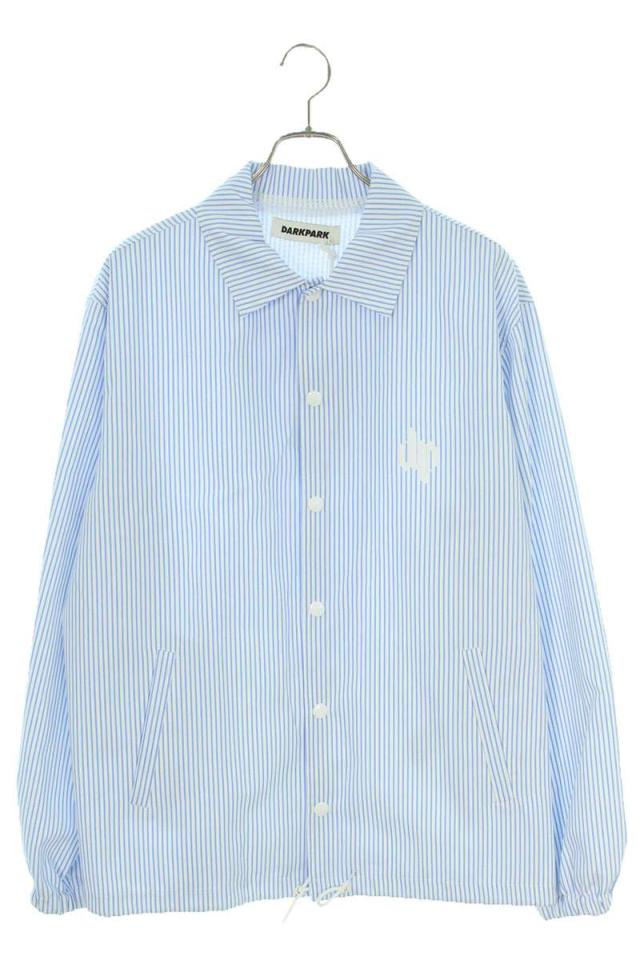 ダークパーク サイズ:S  MJA04 FAC100150 ロゴプリントスナップボタンストライプジャケット 新古品 SB01