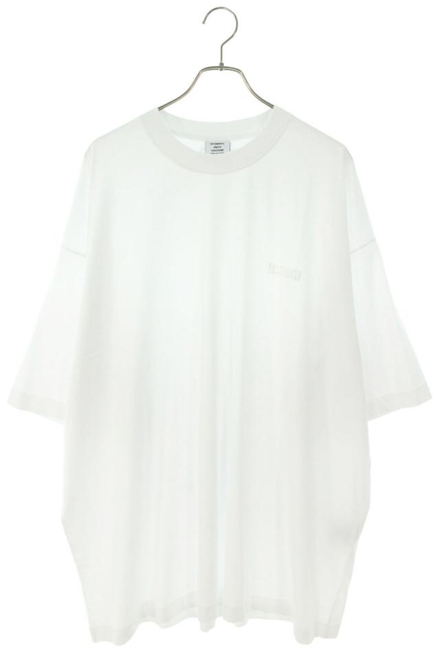 ヴェトモン サイズ:L  24AW  UA65TR100W エンブロイダリートーナルロゴTシャツ 新古品 OM10