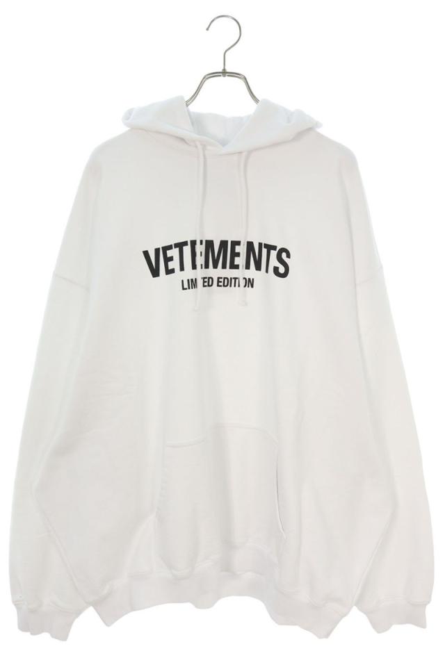 ヴェトモン パーカー 24AW UA65HD250W サイズ:M リミテッドエディションロゴパーカー 新古品 BS55