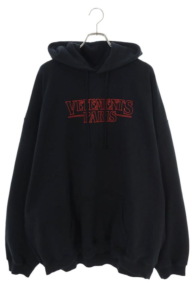 ヴェトモン サイズ:XL  24AW  UA65HD300B VETEMENTSパリロゴパーカー 新古品 SB01