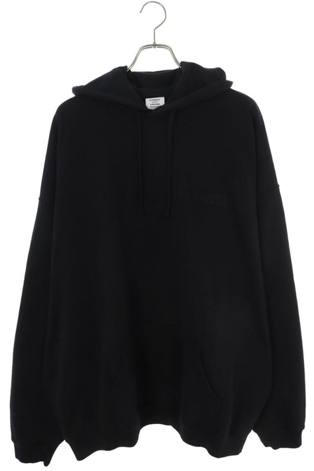 ヴェトモン パーカー 24AW UA65HD100B サイズ:L エンブロイダリートーナルロゴパーカー 新古品 BS55