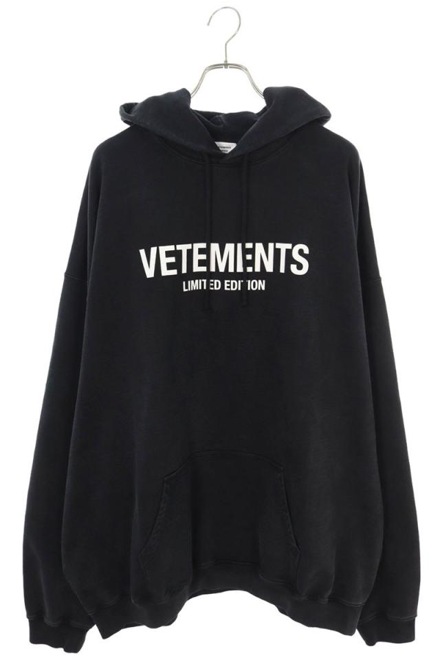 ヴェトモン サイズ:XL 24AW UA65HD250L リミテッドエディションロゴパーカー 新古品 BS55