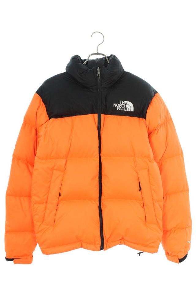 シュプリーム  ノースフェイス サイズ:S  16AW  Nuptse Jacket パワーオレンジヌプシダウンジャケット 中古 SB01