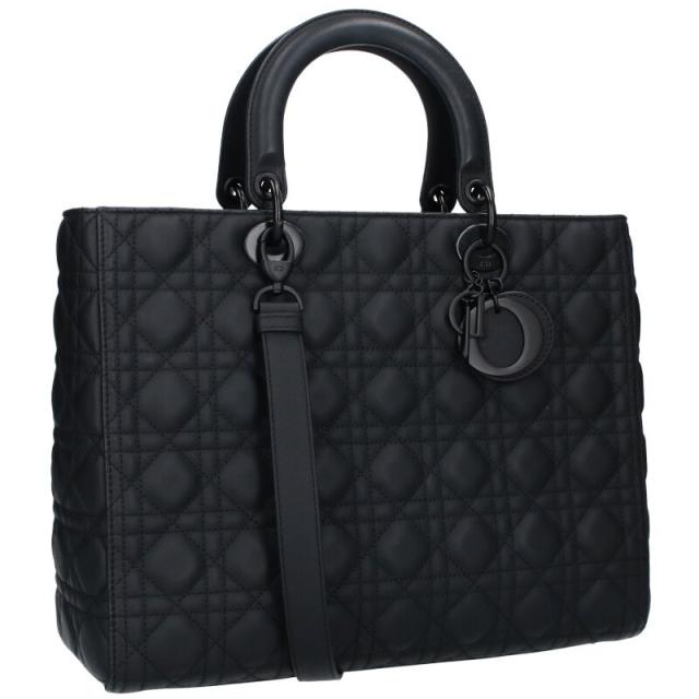 クリスチャンディオール サイズ:L  LADY DIOR カナージュ2WAYショルダーハンドバッグ 中古 GZ11
