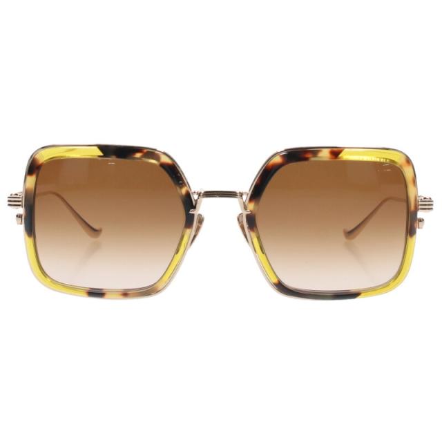 クロムハーツ サイズ:53□22-138  BLUE JOB スクエアメタルフレームサングラス 中古 OS06