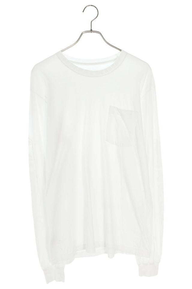 クロムハーツ サイズ:L  CH L S  1 ネックロゴプリント長袖カットソー 中古 NO05