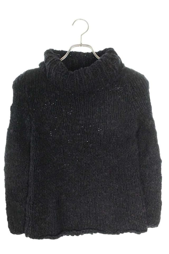 クロムハーツ サイズ:S クロスパッチ付きタートルネックニット 中古 SS13