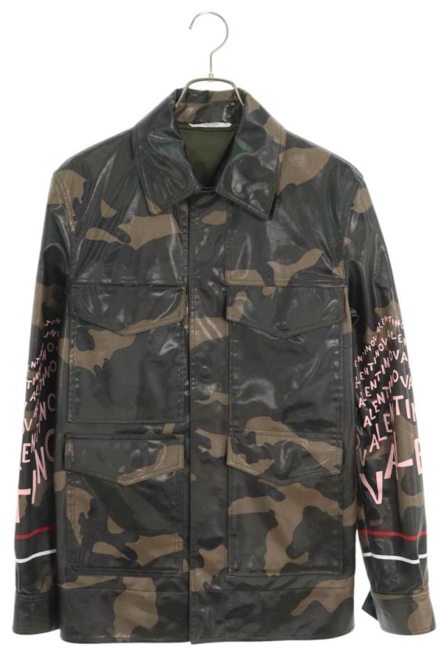ヴァレンティノ サイズ:44  RV3CID45CIM コットンロゴジャケット 中古 BS99