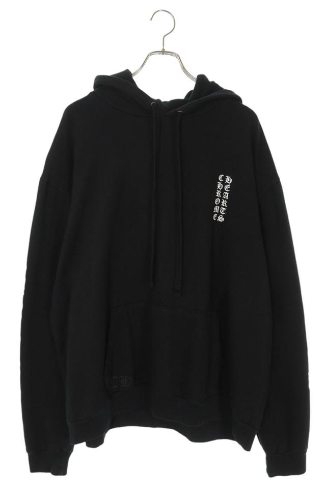 クロムハーツ サイズ:XL  SWTSHRT PLVR アームロゴプリントプルオーバーパーカー 中古 SS13