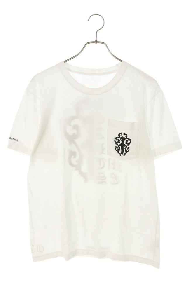 クロムハーツ サイズ:M  CH T-SHRT 1 スプリットヴァインダガープリントTシャツ 中古 OS06 クロムハーツ サイズ:M CH T-SHRT 1 スプリットヴァインダガープリント