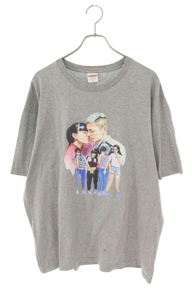 シュプリーム サイズ:XL  17AW  Kiss Tee キスプリントTシャツ 中古 BS55