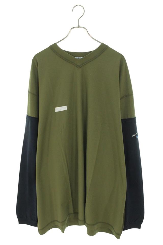 ヴェトモン 24AW UA65LS320K サイズ:L インサイドアウトシャークカットソー 新古品 BS55