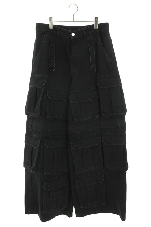 ヴェトモン 24AW UA65PA850B サイズ:30 マルチポケットバギーカーゴデニムパンツ 新古品 BS55