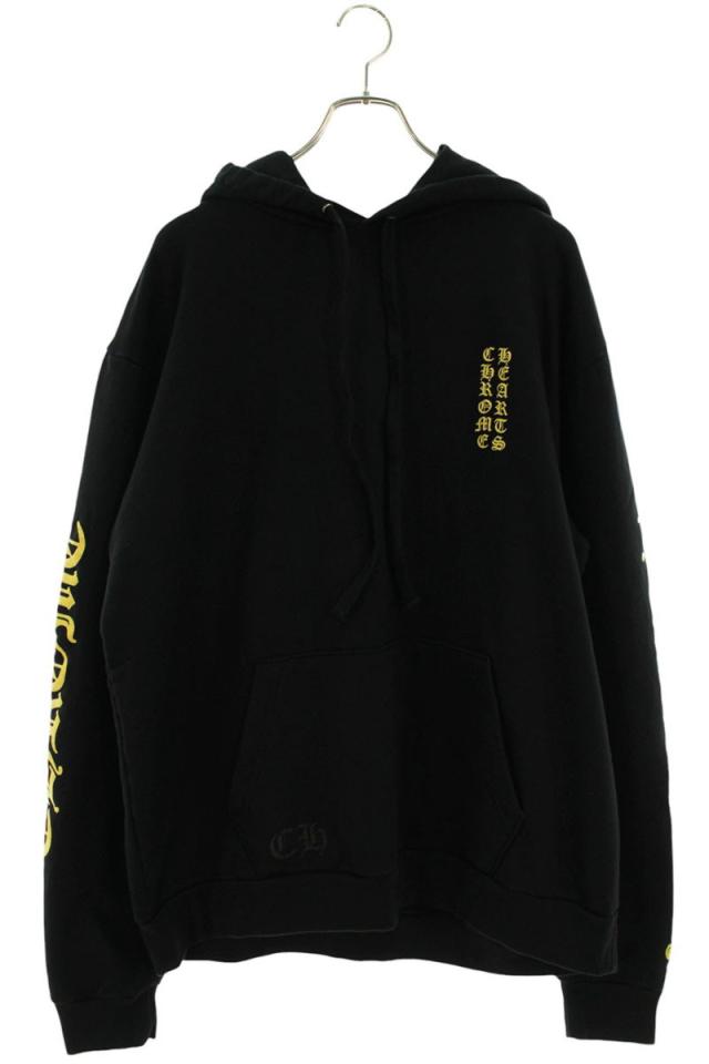 クロムハーツ サイズ:L SWTSHRT PLVR 1988アームロゴプリントプルオーバーパーカー 中古 SS13