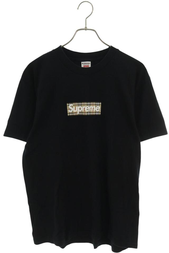 シュプリーム  バーバリー サイズ:M  22SS  Burberry Box Logo Tee バーバリーボックスロゴTシャツ 中古 SB01