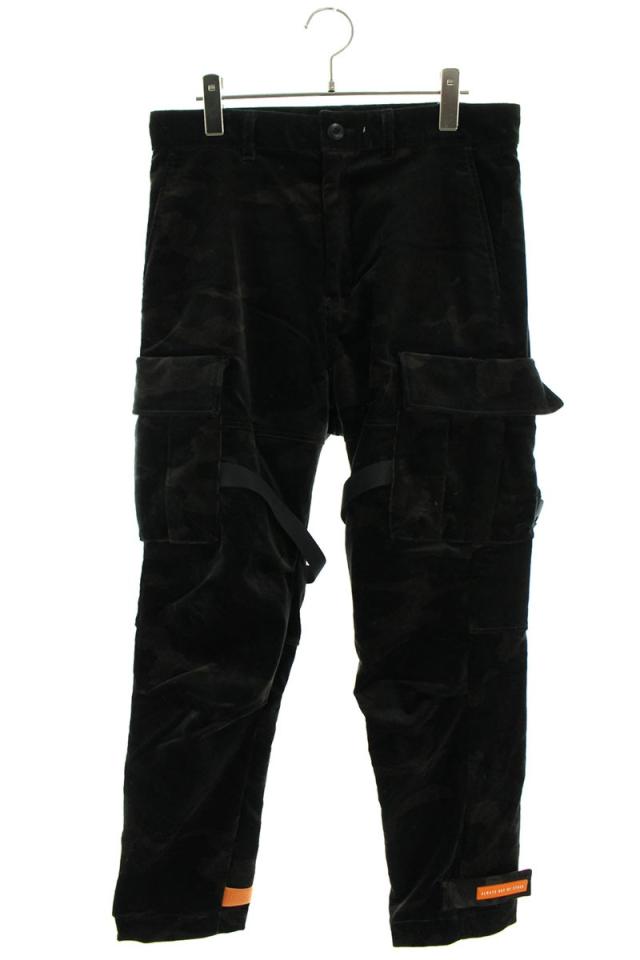 オールウェイズアウトオブストック サイズ:S  HA-022306110 ベロアカモカーゴロングパンツ 中古 BS99