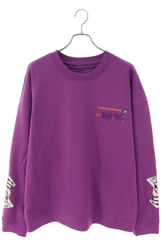 クロムハーツ サイズ:XXL  PPO I WANT MORE NOT LESS SWTSHRT MATTY BOYプリントスウェット 中古 SJ02