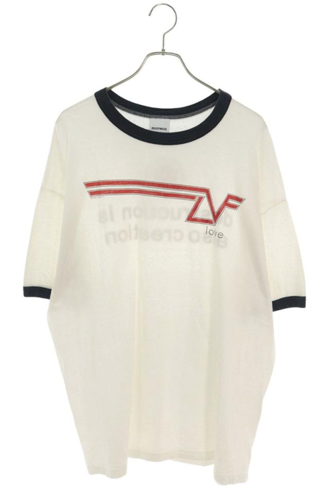 レディメイド サイズ:XXL  RE-CO-WH-00-00-276 プリントリンガーTシャツ 中古 BS55
