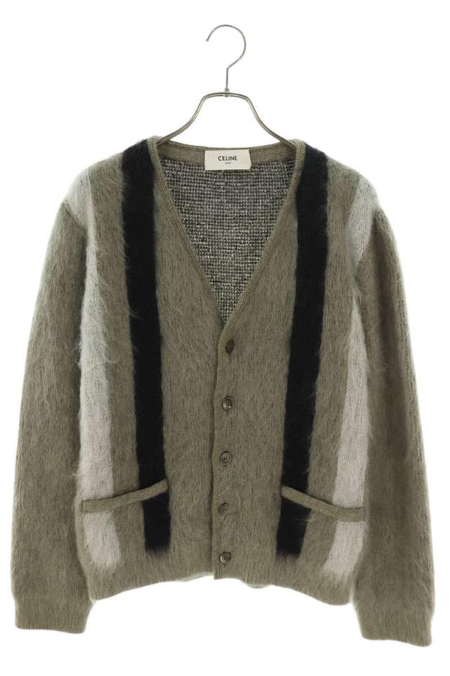 セリーヌバイエディスリマン サイズ:M  24AW  RV00K0ZQ1 CAF0 ブラッシュドモヘアニットカーディガン 新古品 SB01