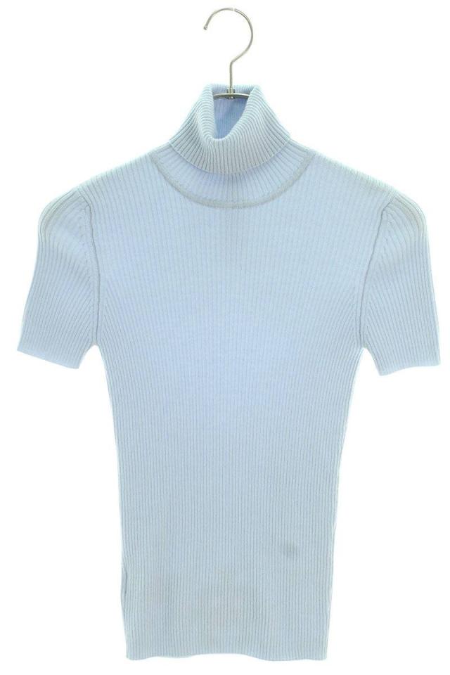 クロムハーツ サイズ:L クロスパッチカシミアタートルネックニット 中古 SS07