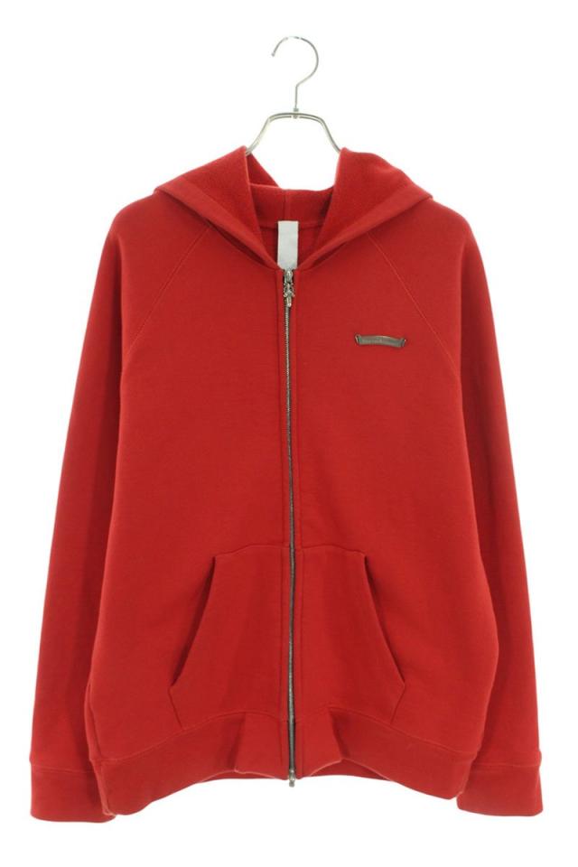 クロムハーツ SAILIN ON ZIP HD サイズ:L セメタリークロス刺繍ジップアップパーカー 中古 OK15