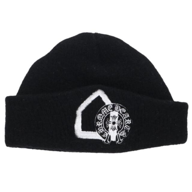 クロムハーツ   WOOL WATCH CAP ウールワッチキャップ ドーバー限定ビーニーニットキャップ 中古 SJ02